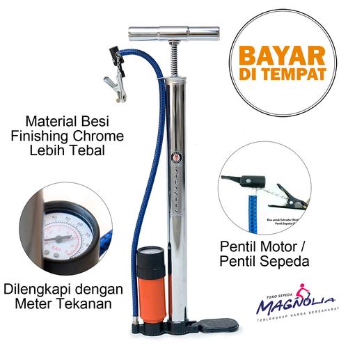 Promo Kompa - Pompa Angin Ban Sepeda dan Motor Model lantai Meter ...