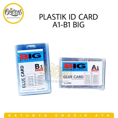 Jual 1 PAK (20 LEMBAR) PLASTIK ID CARD A1-B1 BIG / MIKA ID CARD / ID ...