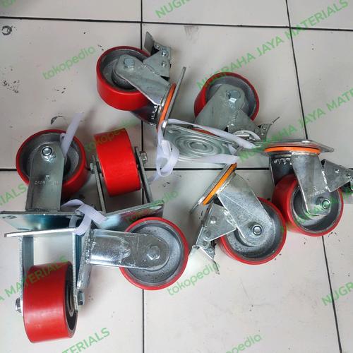 Jual Roda Troli Caster 6 Inch SAGENWERK Heavy Duty Roda Kastor Roda ...
