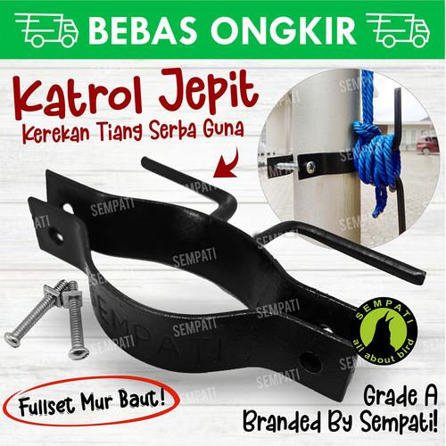 Jual Klem tali katrol gantangan burung perkutut klem besi ikat tali ...