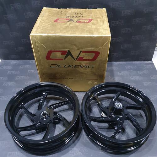 Jual Velg Velek Delkevic DND Six Star Casting Forged CNC New Nmax Hitam ...