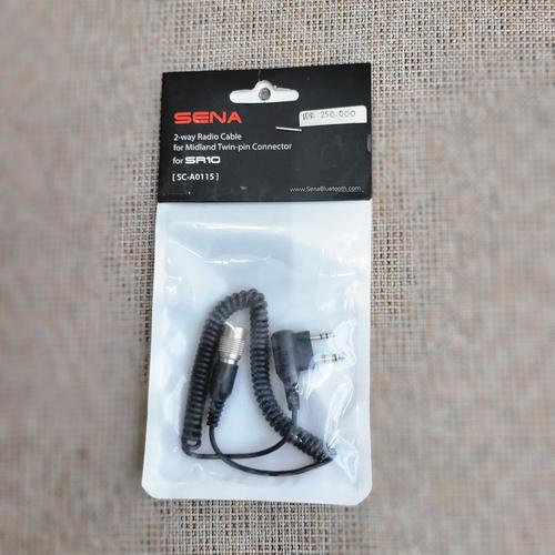 Jual Sena SR10 2 Way Radio Cable for Midland Twin Pin Connector SCA0115 ...