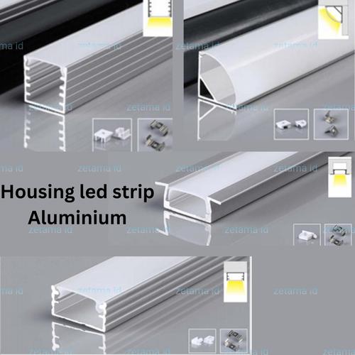 Jual Cover LED Aluminium Housing LED Strip U Chanel LED Strip Cover 1 ...