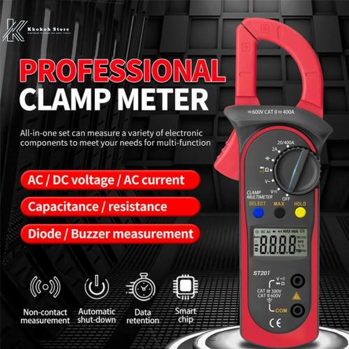 Jual Tang Ampere Digital Clamp Meter AC DC merk UNI-T type UT 202A ...