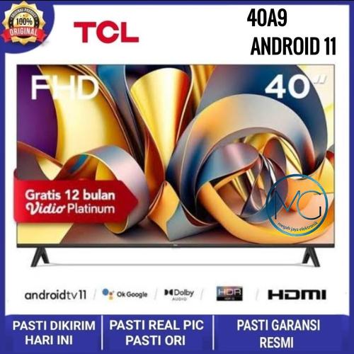 Promo TCL 40 inch LED TV Smart Android 11.0 40A7 GARANSI RESMI - 40A9 ...
