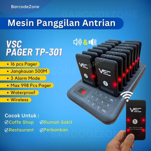 Jual 16 CALL MESIN ANTRIAN WIRELESS PAGER System For Alarm restoran ...