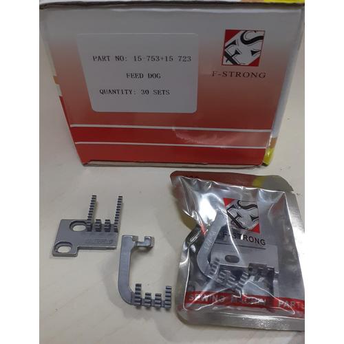 Jual 15-753 + 15-723 FS Feed Dog/Gigi Mesin Jahit Kansai Overdeck/Kam ...