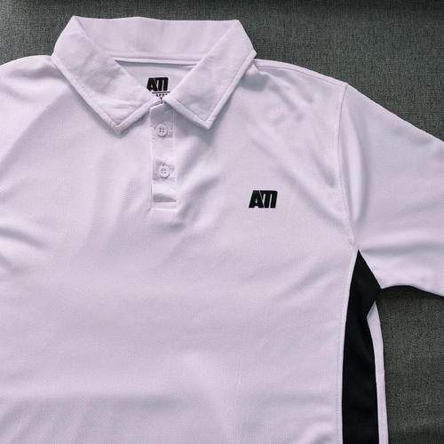 Jual ORIGINAL Baju Tenis Am Sport Polo Drifit Putih 100% Original ...