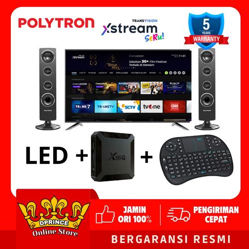 Promo POLYTRON Cinemax LED TV 24 inch Smart Xstream seru PLD 24TV8511 ...