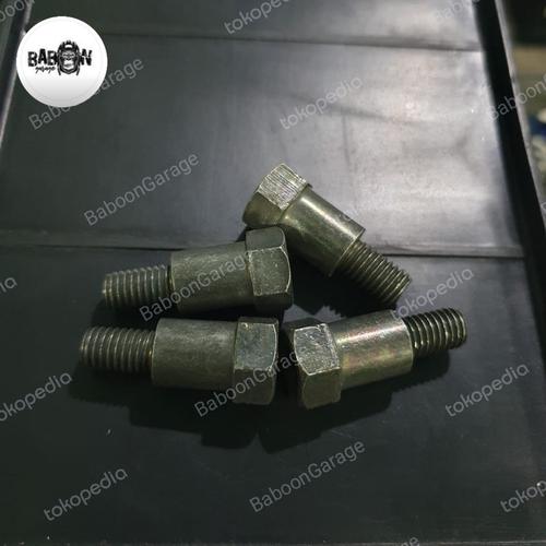 Jual baut sambungan spion atas ulir kanan drat 12 Bawah ulir Kiri drat ...