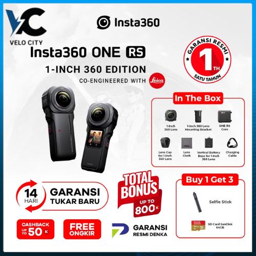 Jual Insta 360 One RS 1" inch 360 Edition Insta360 Action Camera ...