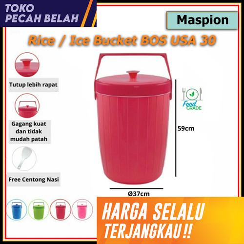 Jual Ice Bucket / rice bucket/ bos USA 30 - Rice Bucket Maspion - Kota Palembang - TOKO PECAH ...