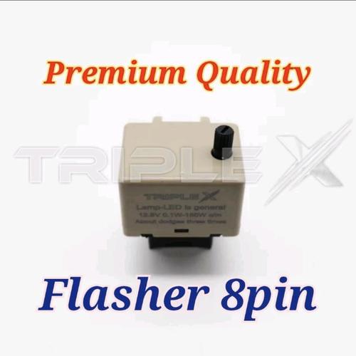 Jual flaser sen 8kaki flasher sein 8 pin otomatis reting mobil relay ...