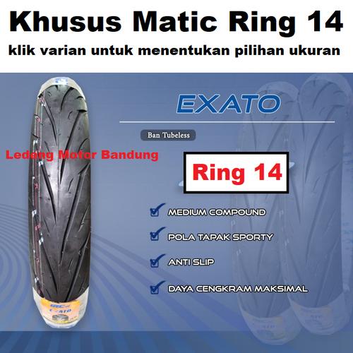 Jual IRC 80/90/100 R14 Exato NR88 Ban Motor Matic Tubeless Ring 14 - 80 ...