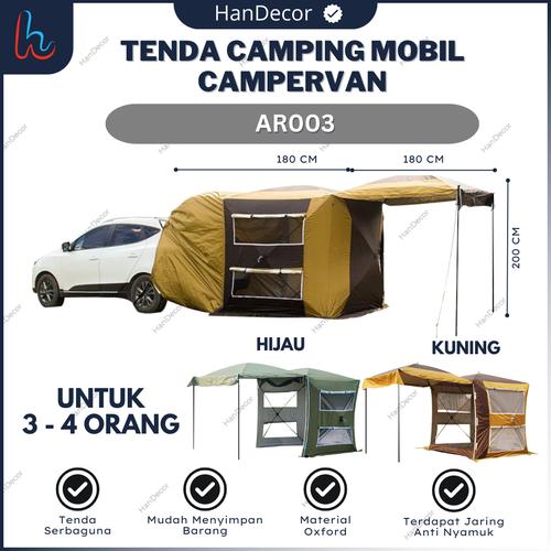 Jual TENDA MOBIL CAMPING CAMPERVAN | TENDA BELAKANG MOBIL AR002 ...