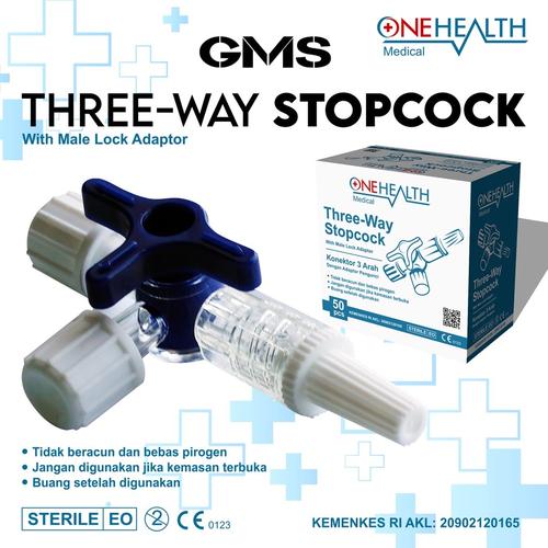 Promo Three Way Stopcock Onehealth Per Pcs / 3 Way Stop Cock - Kab ...