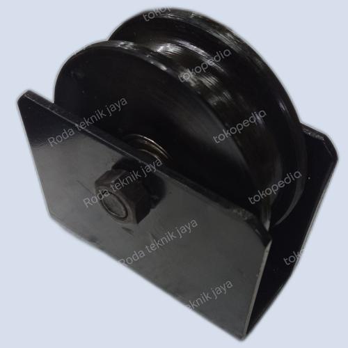 Jual Roda pintu gerbang /roda pagar/roda pagar besi 4 inchi/roda pagar ...