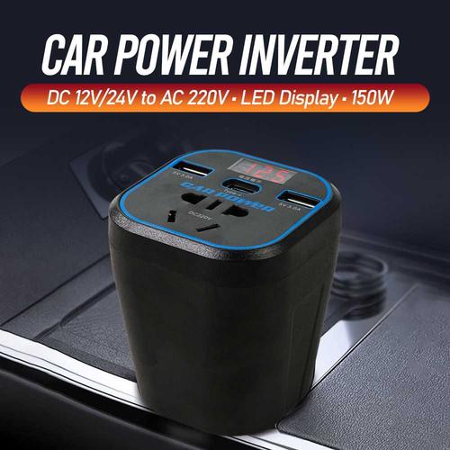 Jual Colokan Listrik Casan di Mobil Inverter DC-AC Kepala Charger Hp ...
