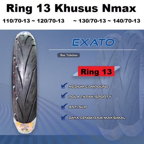 Jual R13 IRC Exato NR88 70/80/90/100/120 Ban Luar Tubeless Nmax Ring 13 ...