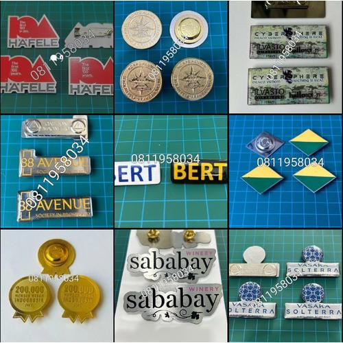 Jual Pembuatan Contoh Pin custom satuan - Kota Tangerang Selatan ...