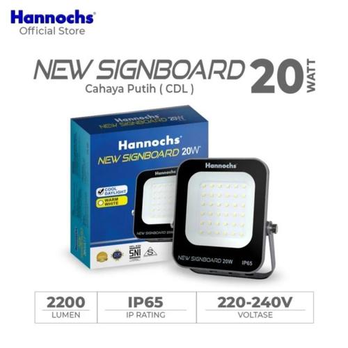 Jual Lampu Sorot LED New Signboard Hannochs 20 watt - Cahaya Putih ...