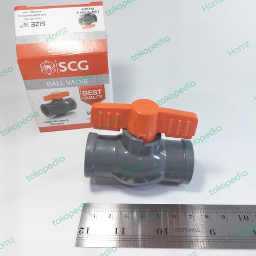 Jual SCG Ball Valve/Stop Kran 1/2" in Pvc/Balpalev/Bol valve/Stop Keran 1/2 - Jakarta Selatan ...