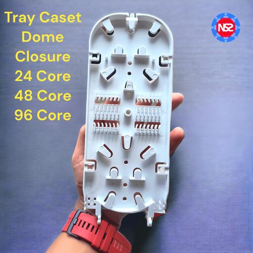 Jual splice tray kaset 24 core dome closure / kaset closur fiber optic ...