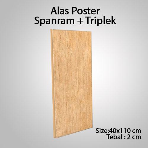 Jual Alas Poster Spanram Triplek 40x110 cm Rangka Box Kayu Bingkai ...