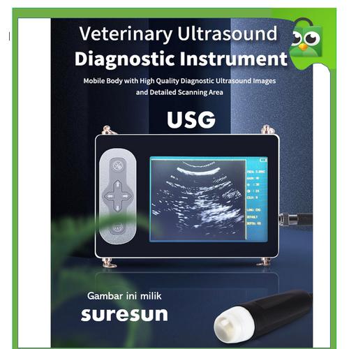 Jual USG PORTABLE Pemindai Ultrasound hewan portabel 5,6 inch Sapi Kuda ...
