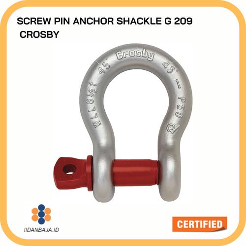 Jual SCREW PIN ANCHOR SHAKLE G 209 CROSBY - 1-3/8" - Kota Tangerang ...