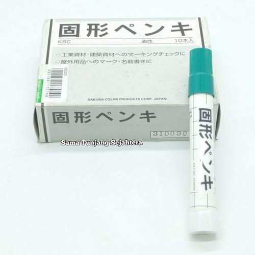 Jual SAKURA SOLID STEEL MARKER HIJAU / PENANDA BESI PERMANEN MADE IN ...