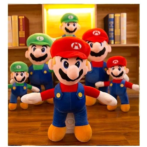 Jual Boneka super mario bros luigi ukuran 40cm bahan halus lucu dan ...