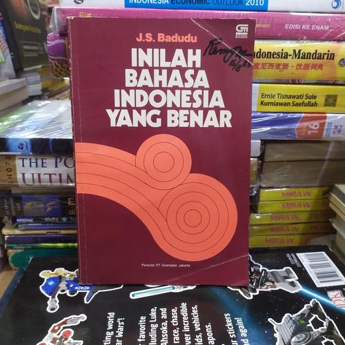 Jual inilah bahasa Indonesia yang benar by JS badudu - Jakarta Selatan ...