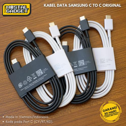 Promo Kabel Data Samsung Type C to C Note 10 20 S20 S21 Plus Ultra ...