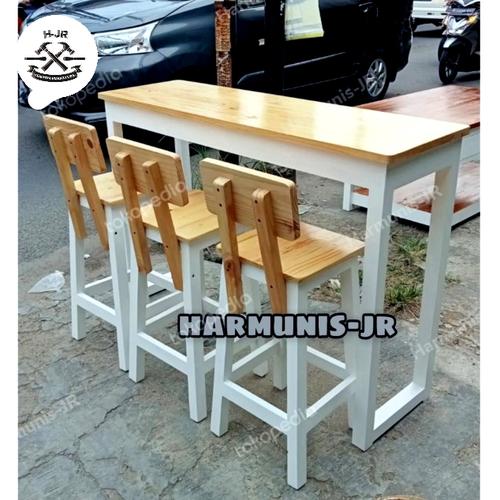 Jual Meja caffe meja dinding mini bar set - natural Wood - Kota Bekasi ...