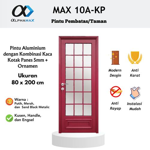 Promo Pintu Aluminium Kaca Kotak Panes Ornamen Alphamax Max 10A-KP 80 x ...