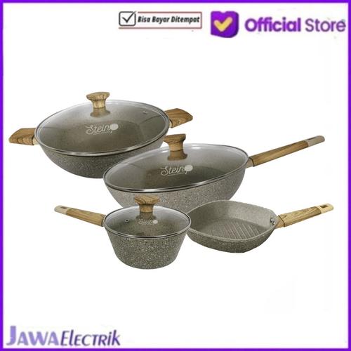 Promo Stein Cookware Diamond Granit Paket ONYX - DIJAMIN 100% ORIGINAL ...