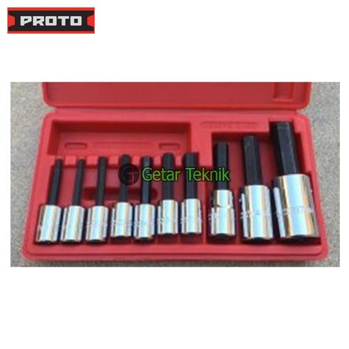 Jual Mata Socket L Impact Proto J4900MA Set 10pcs Dr, 3/8" & 1/2" Hex ...