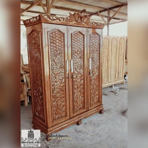Jual lemari pakaian classic full ukir motif garuda - Kab. Jepara ...