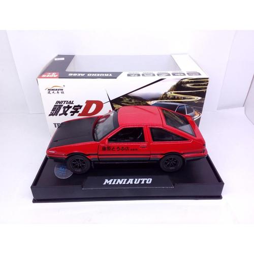Jual Diecast Miniatur Mobil Toyota TRUENO AE86 INITIAL D Merah Kap ...