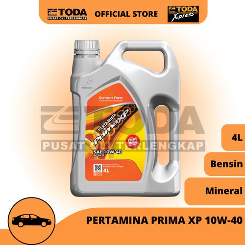 Promo Oli Mobil Pertamina Prima XP 10W40 API-SM/CF 4L Original - Kota ...