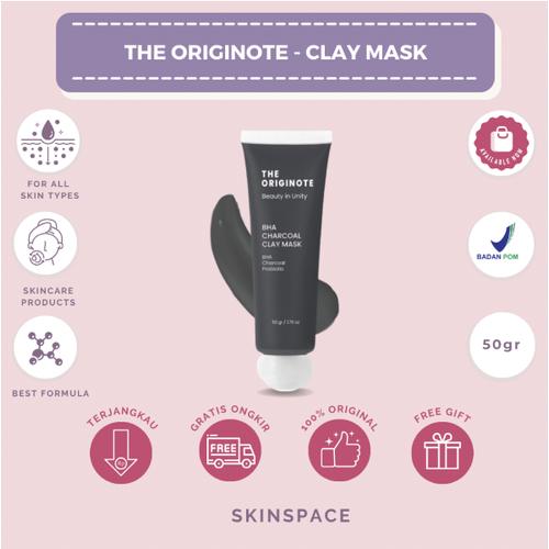 Jual THE ORIGINOTE BHA Charcoal Clay Mask [ORIGINAL 100%] - Kota ...