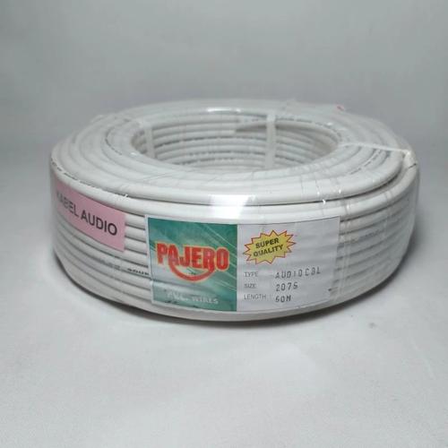 Jual Kabel 2x0.75 mm PER METER I Kabel Audio Serabut Isi 2 Putih - Kota ...