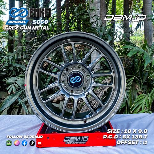 Promo VELG Enkei SC59 RPF1 look Original Ring 18 R18x9 6x139.7 Grey ...
