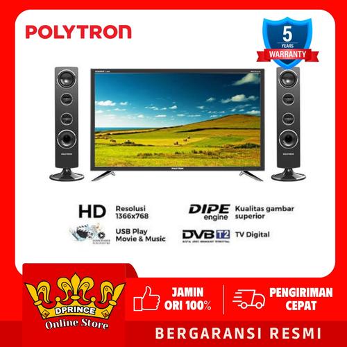 Promo POLYTRON PLD 24TV1855 plus Speaker LED TV CinemaX 24 Inch 5 Cicil ...