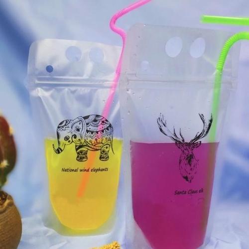 Jual standing pouch untuk minuman 500 ml standing pouch ukuran 13 x 23 ...
