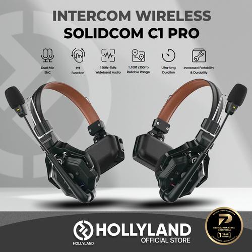 Promo Hollyland Solidcom C1 PRO Wireless Intercom Headset Full-Duplex ...