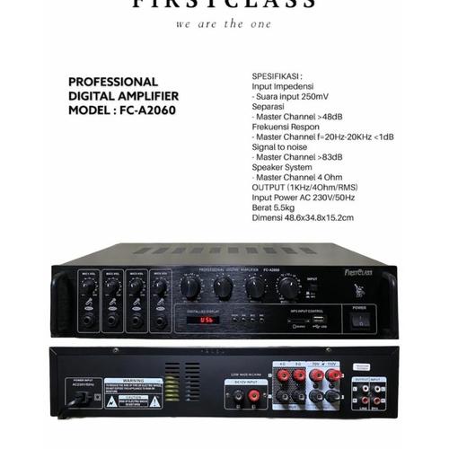 Jual Ampli mesjid musholla,ampli firstclass fc-2060 - Jakarta Barat - indoavril | Tokopedia