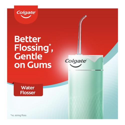 Jual Colgate Portable Water Flosser Rechargeable Water Resistant GREEN ...