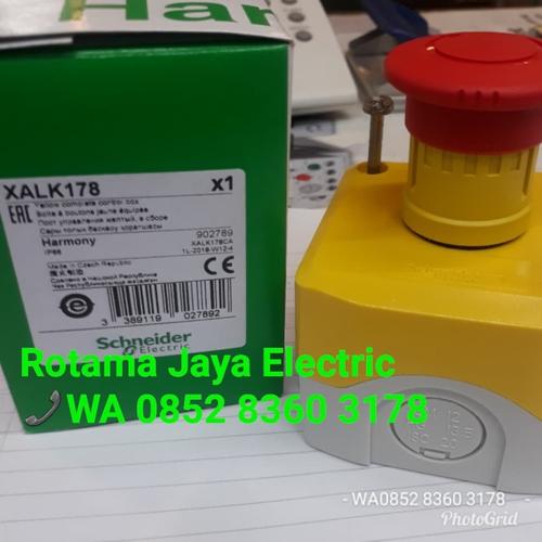 Jual SCHNEIDER XALK178 Emergency Stop Panel Kendali NO NC + Control Box ...